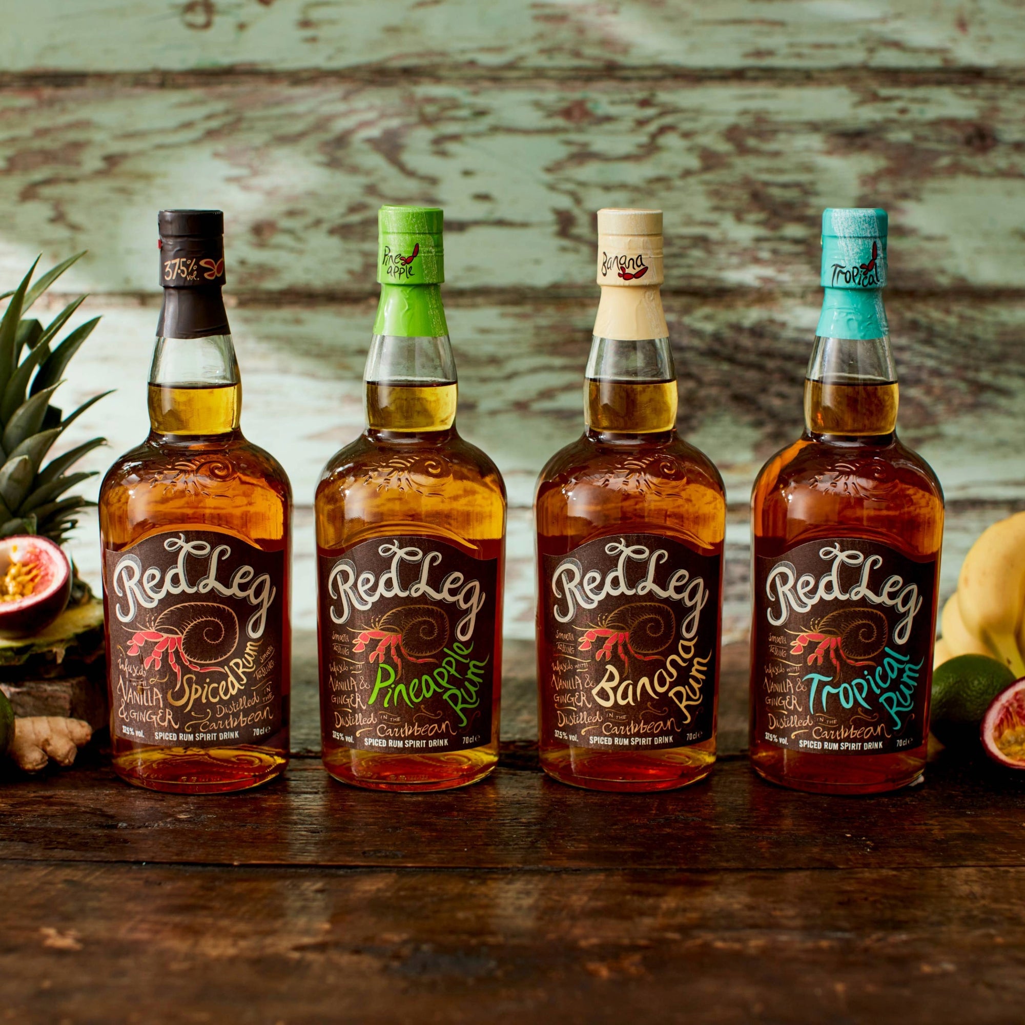 RedLeg | Caribbean Spiced Rum | Pineapple, Banana & Tropical Flavours ...