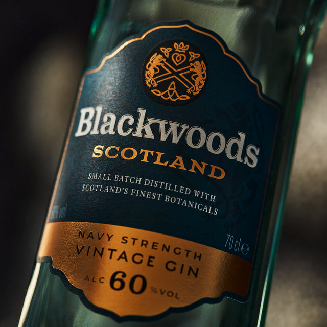 Blackwoods Navy Strength Gin | 60% Botanical Strong Gin – Good Time In